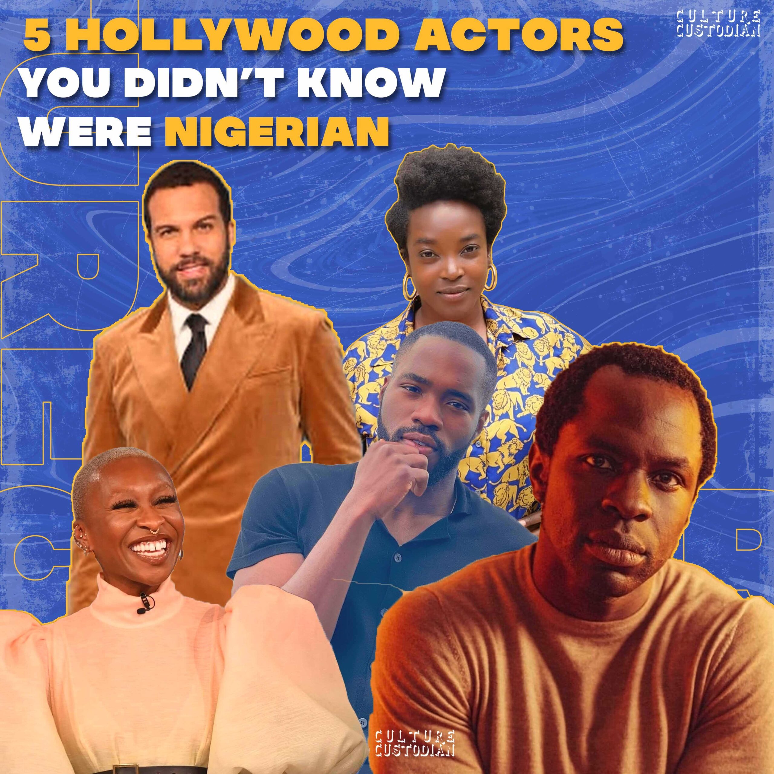 5 Hollywood Actors You Didn’t Know Were Nigerian| The Culture Custodian