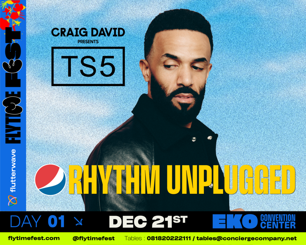 Craig David Set To Headline Pepsi Rhythm Unplugged At Flytime Fest 2022 ...